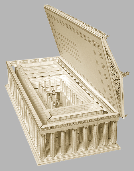 The Parthenon - a faithful scaled model- Hellenic Art