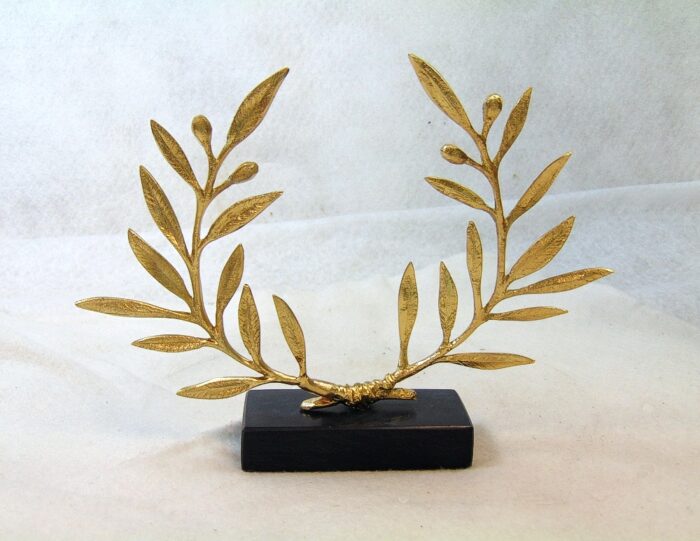 Ancient Greek Bronze Olive Wreath - gold | Hellenic Art