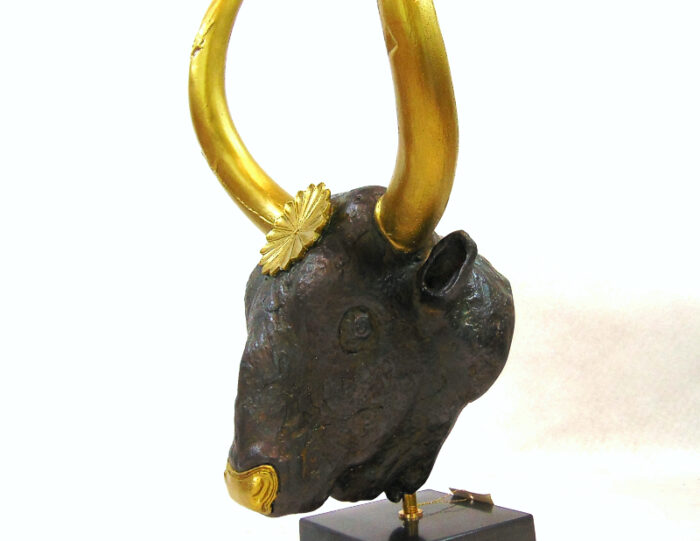 Gold Minoan Bull's Head Rhyton | Hellenic Art