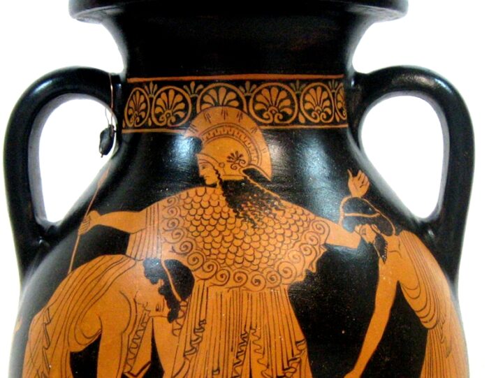 Birth of Athena Red figured Pelike | Hellenic Art