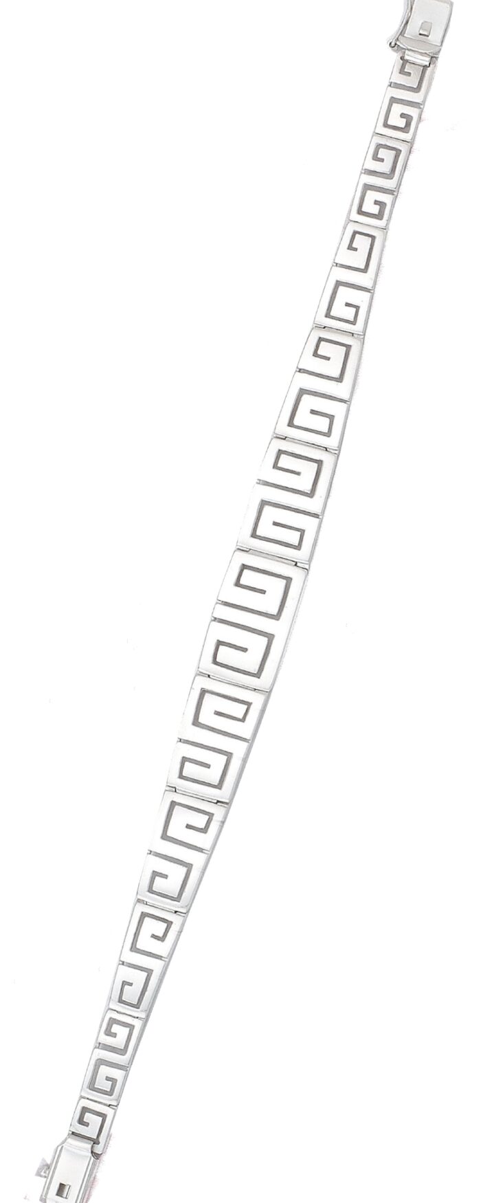 Greek Key Meander Bracelet 925o Silver | Hellenic Art