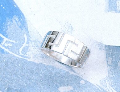 Greek Key Meander Ring | Alluring | Hellenic Art