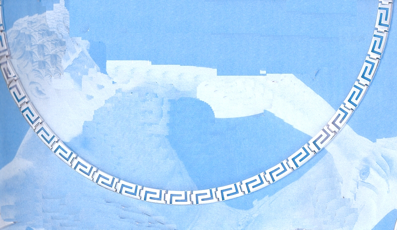 Spiral Greek Key Necklace | Hellenic Art