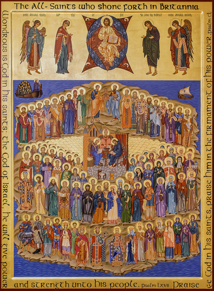 Synaxis of All Saints of Britain & Ireland | Hellenic Art