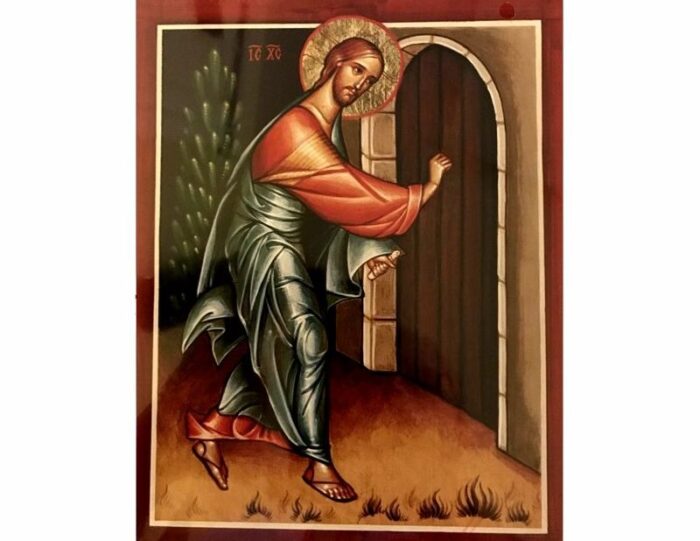Christ Knocking on Door | Hellenic Art