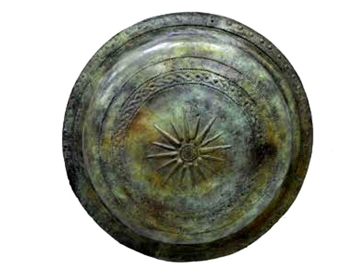 Life Size Macedonian shield- bronze | Hellenic Art