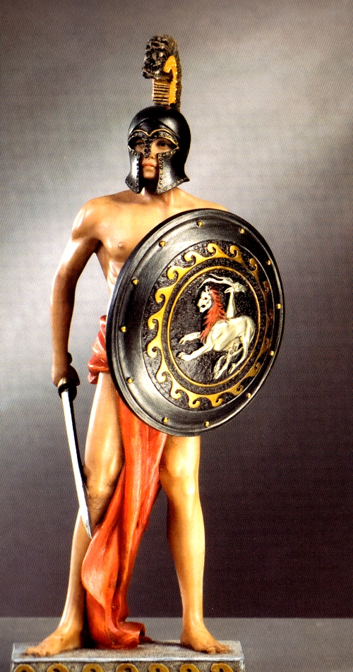 Spartan Infantry Officer, 5th century BC | Hellenic Art
