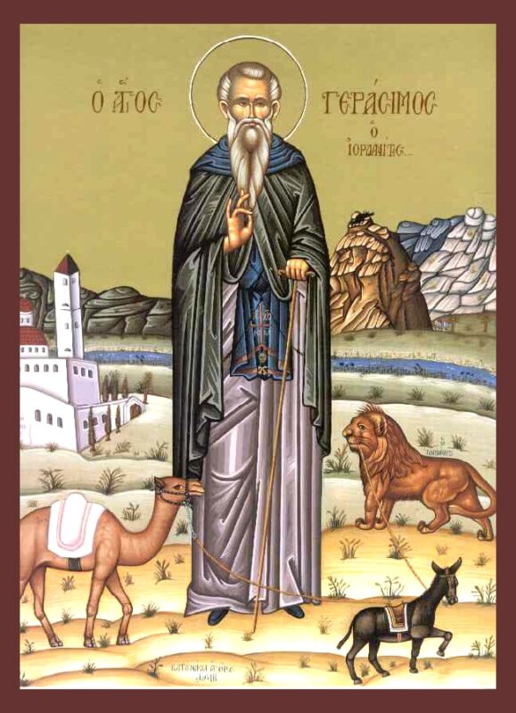 Orthodox Icon of Saint Gerasimos | Hellenic Art