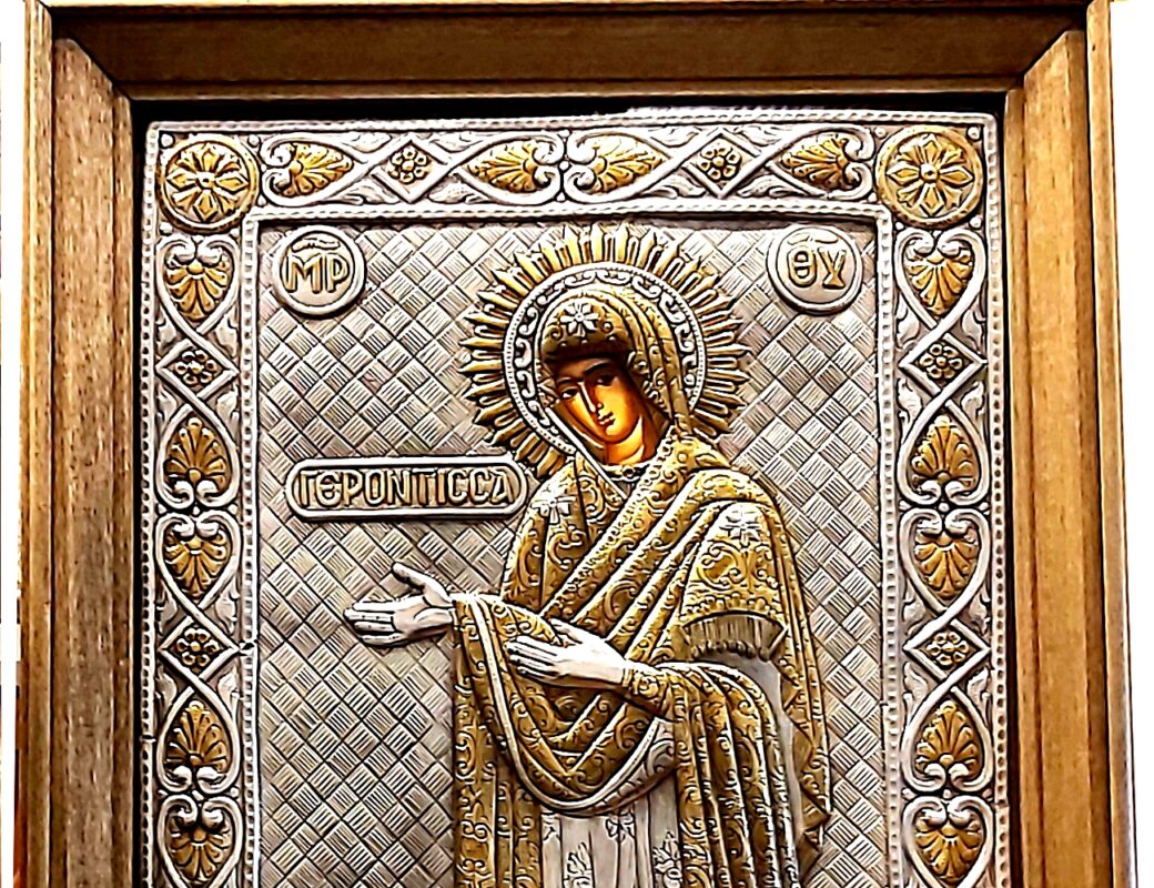 Greek Orthodox icon of Theotokos Gerontissa | Hellenic Art