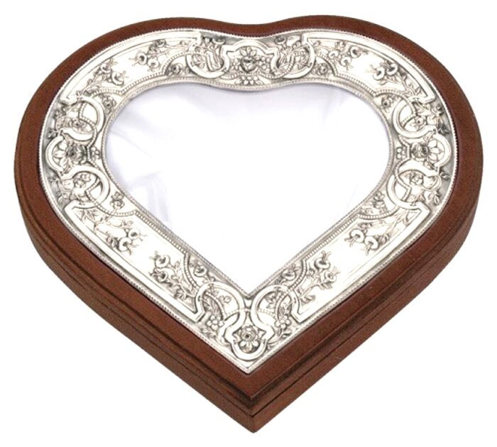 Heart Shaped Greek Wedding Crown Case | Hellenic Art